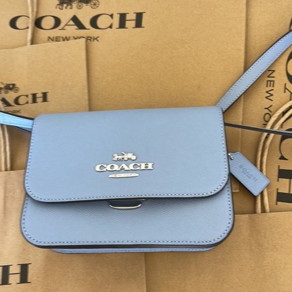 Coach | Bags | Coach C5626 Mini Brynn Crossbody Marble Blue | Poshmark